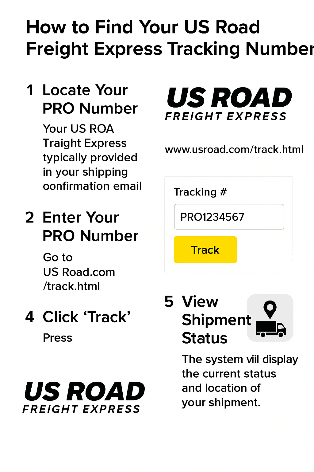 US Road Freight Express Tracking | Track US Road Shipments