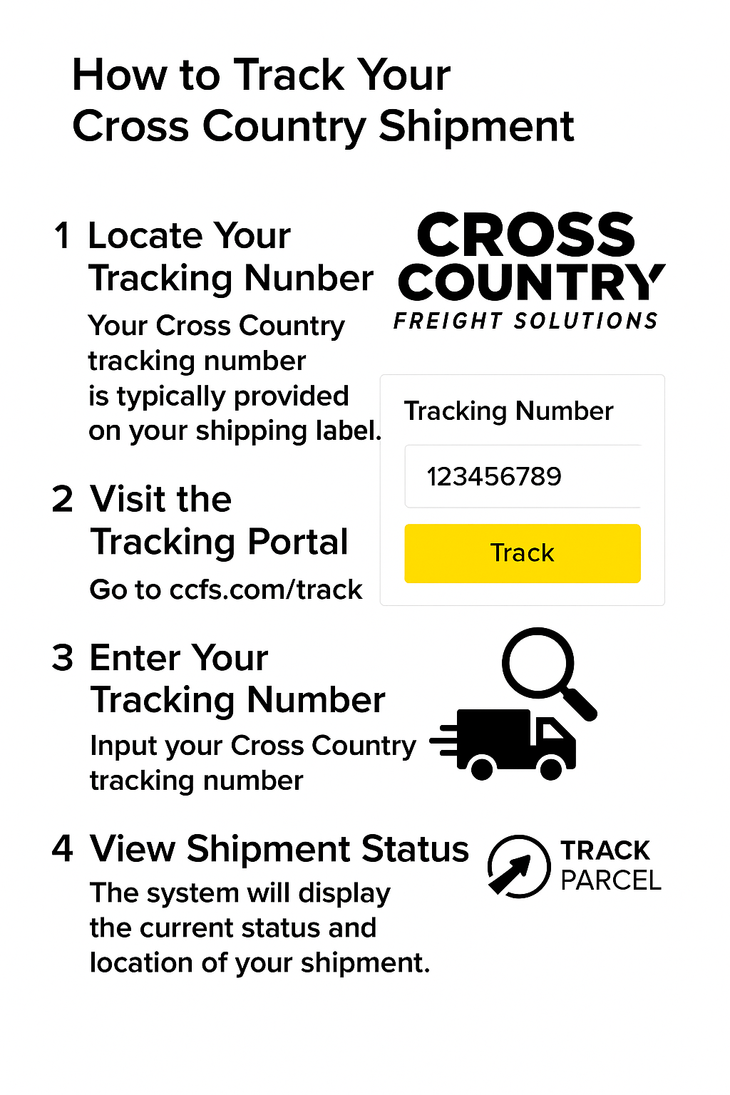 Cross Country Tracking – Track Your Shipment Online