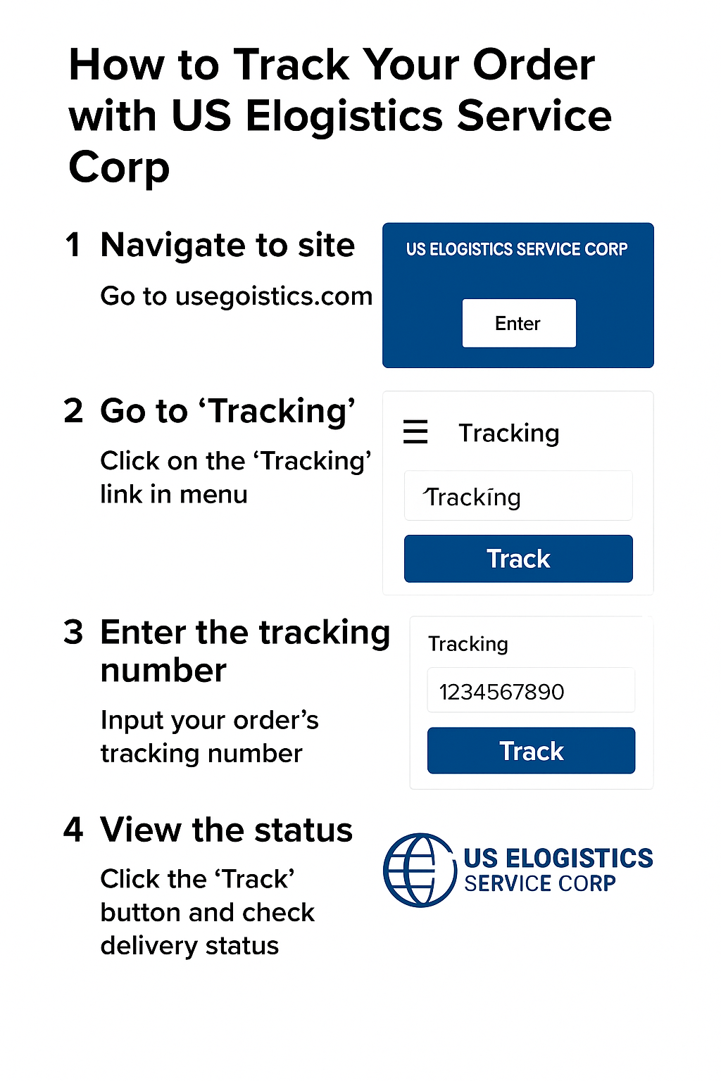 US Elogistics Service Corp Tracking – Track Shipments Online