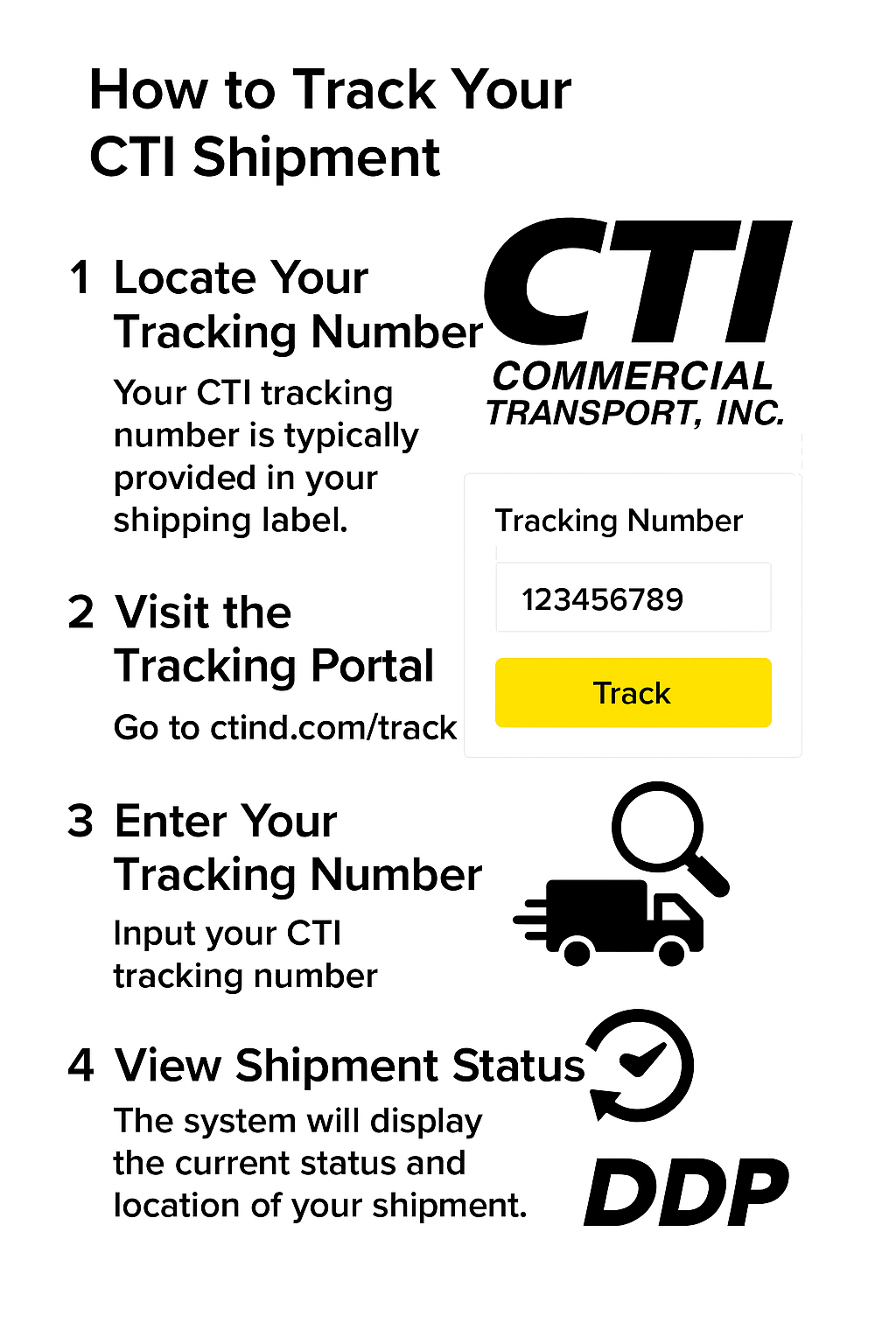 CTI Tracking: Track Your Shipment Instantly