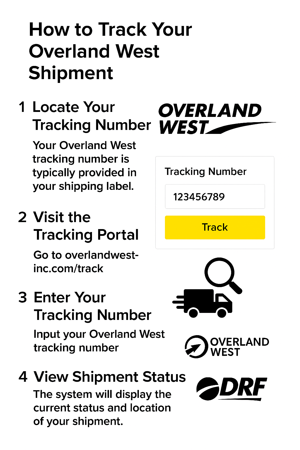 Overland West Tracking – Check Parcel & Delivery Status