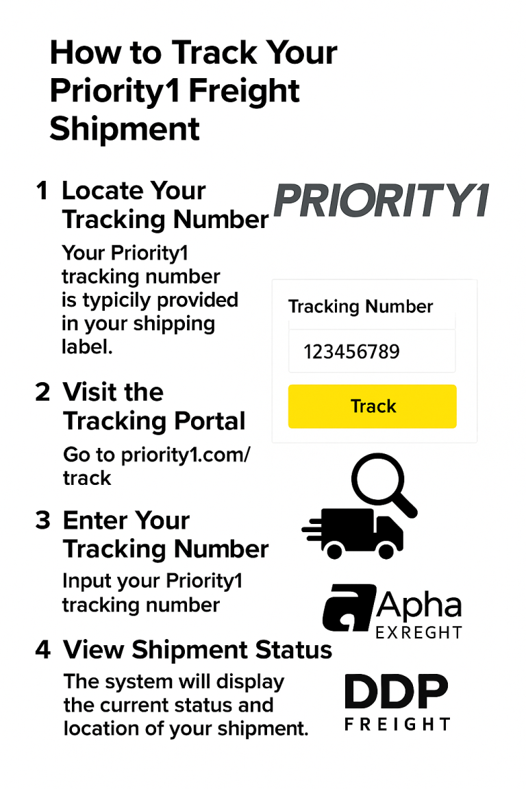 Priority 1 Freight Tracking – Track Shipments & Delivery Status