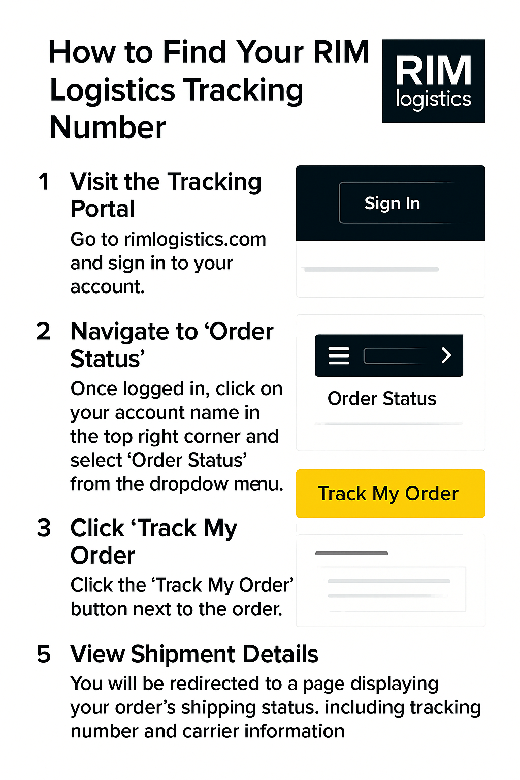 RIM Logistics Tracking | Track RIM Shipments Online